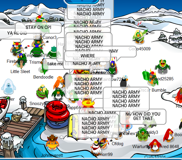 Unscheduled : Raid on Mammoth! | Nacho Army of Club Penguin